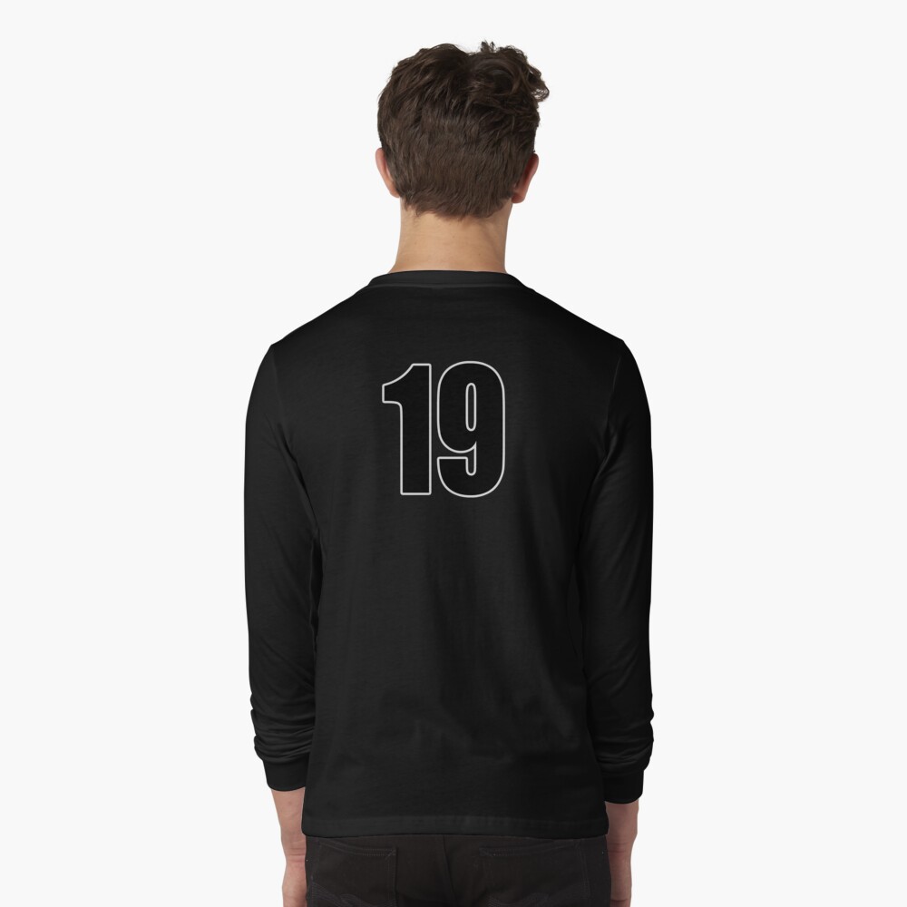 "19 number nineteen number back number" Sticker by GeogDesigns | Redbubble