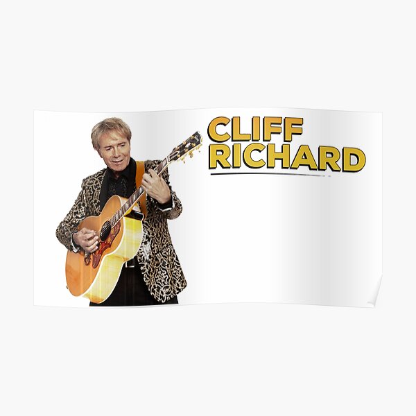 "Cliff Richard" Poster for Sale by djiracekc6 | Redbubble