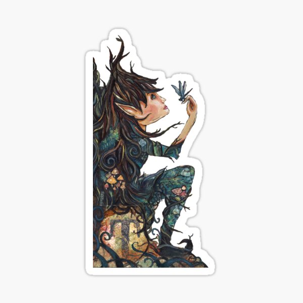 "Fairy Nymph " Sticker for Sale by annalisafeliz | Redbubble