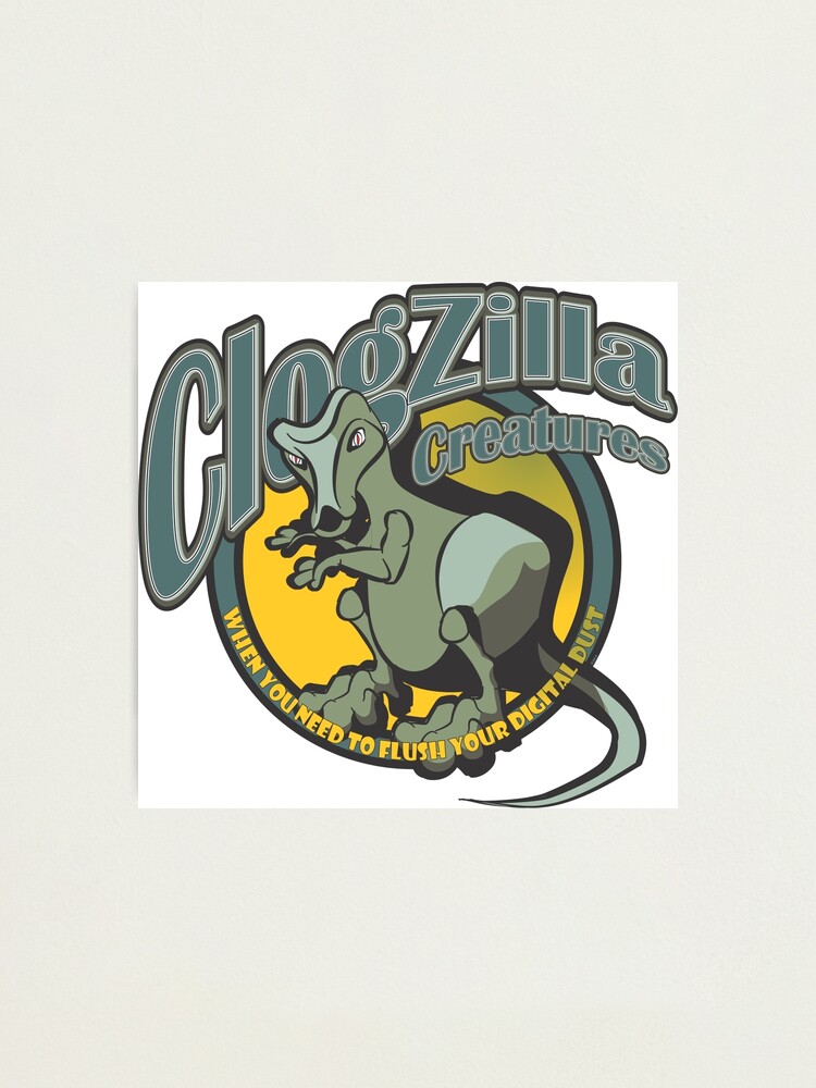 "ClogZilla Creatures" Photographic Print for Sale by MontanaJack ...