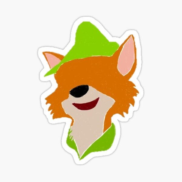 Disney Robin Hood Stickers | Redbubble