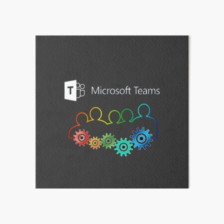 "Microsoft Teams" Art Board Print for Sale by osjapego | Redbubble