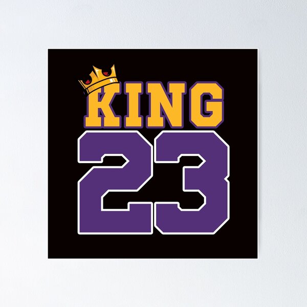 "King James 23" Poster by AYA-Design | Redbubble