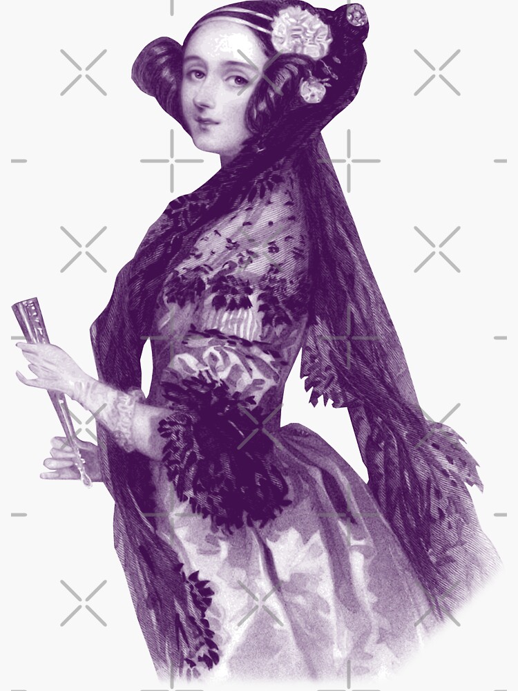 "Ada Lovelace portrait" Sticker for Sale by chmdance | Redbubble