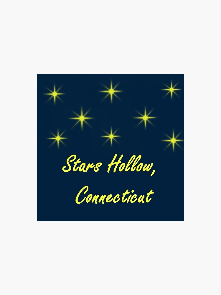 "Stars Hollow " Sticker for Sale by aed0718 | Redbubble