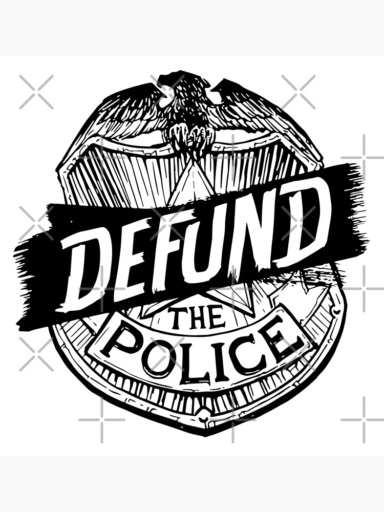 "defund the police logo badge sign graffiti USA abolish cop cops ...
