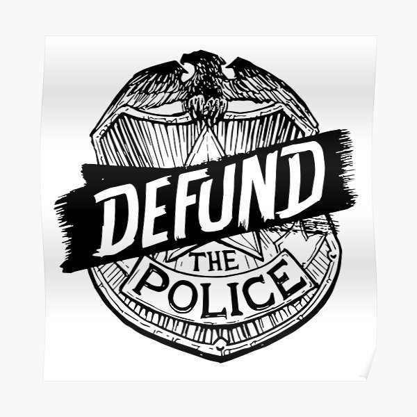 "defund the police logo badge sign graffiti USA abolish cop cops ...