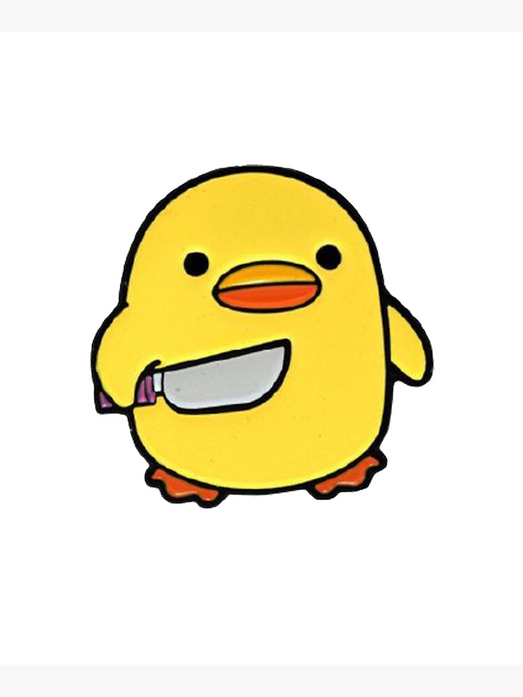 "Cute Duck With Knife Duckling Meme" Tote Bag for Sale by vibeytees ...
