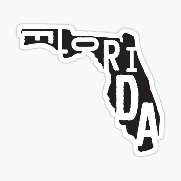 "Florida State Design | Vintage Florida Lettering Graphic | Florida ...