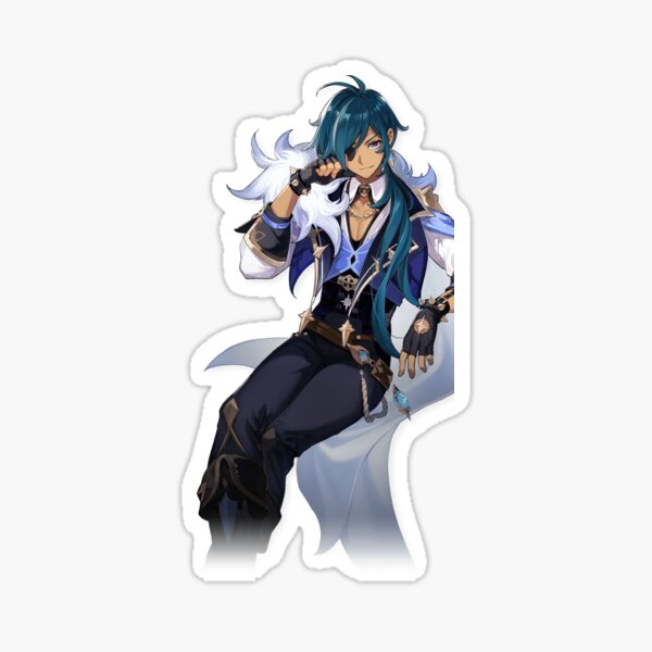 "Kaeya Genshin Impact " Sticker for Sale by bbyizuku | Redbubble