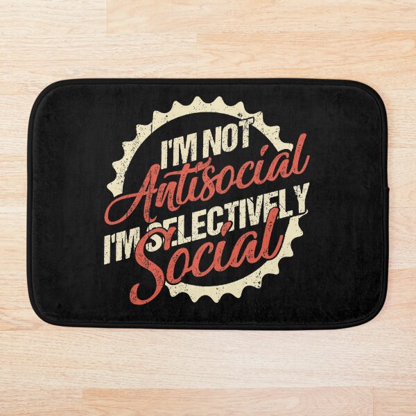 "Ich bin nicht asozial Ich bin selektiv sozial Antisozial Social Club ...