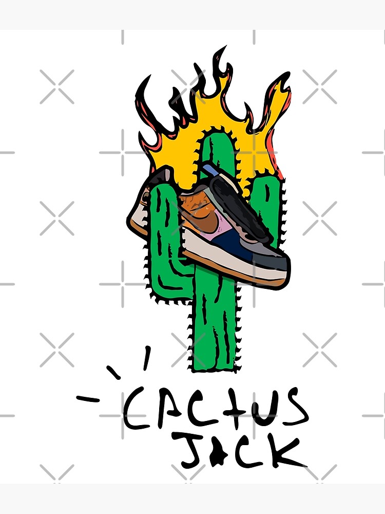 "Cactus jack" Poster by Flakkstore | Redbubble