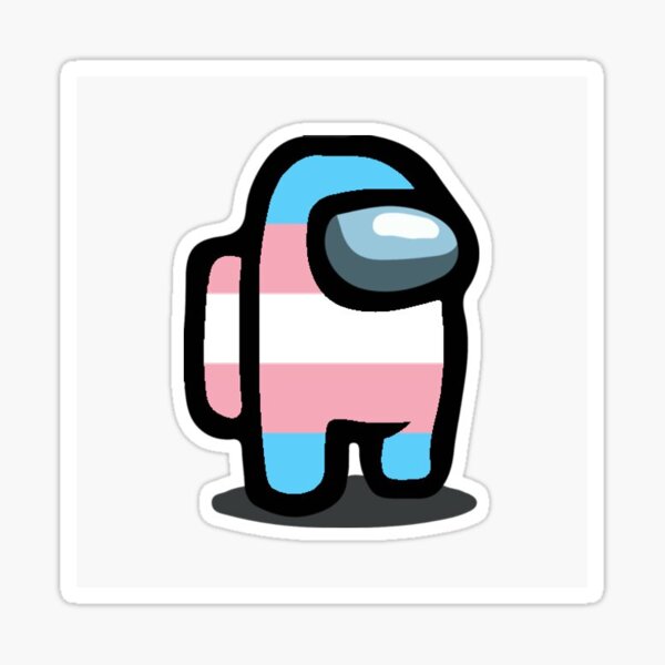 "Pride Among us character " Sticker by Gluestuck | Redbubble