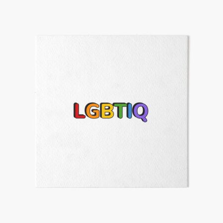 "LGBTIQ" Art Board Print by IdeasForArtists | Redbubble