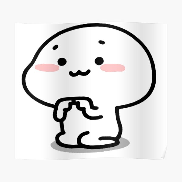 "Shy Pentol" Poster for Sale by Tajine | Redbubble