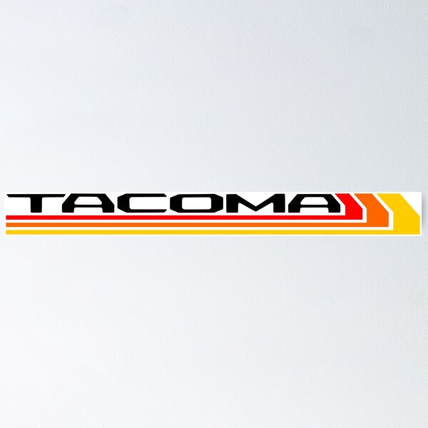 "Tacoma Heritage logo" Poster for Sale by FlatSixGraphics | Redbubble