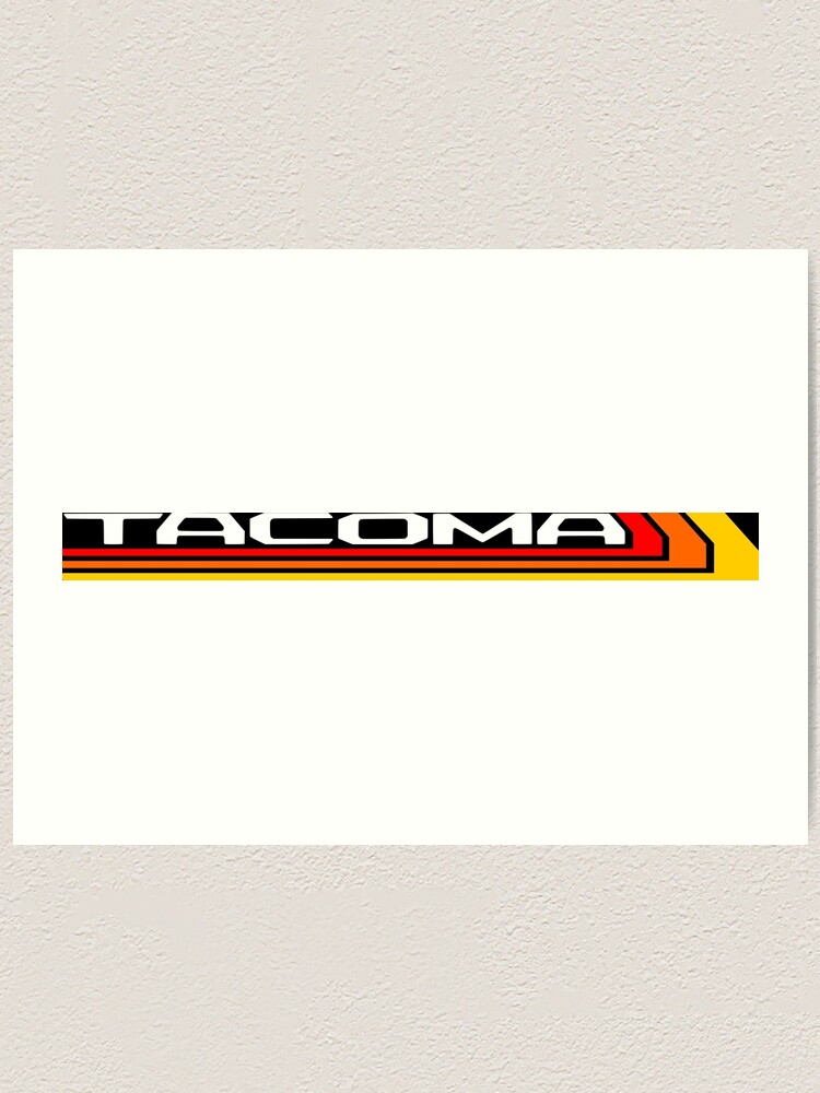 "Tacoma Heritage logo" Art Print for Sale by FlatSixGraphics | Redbubble