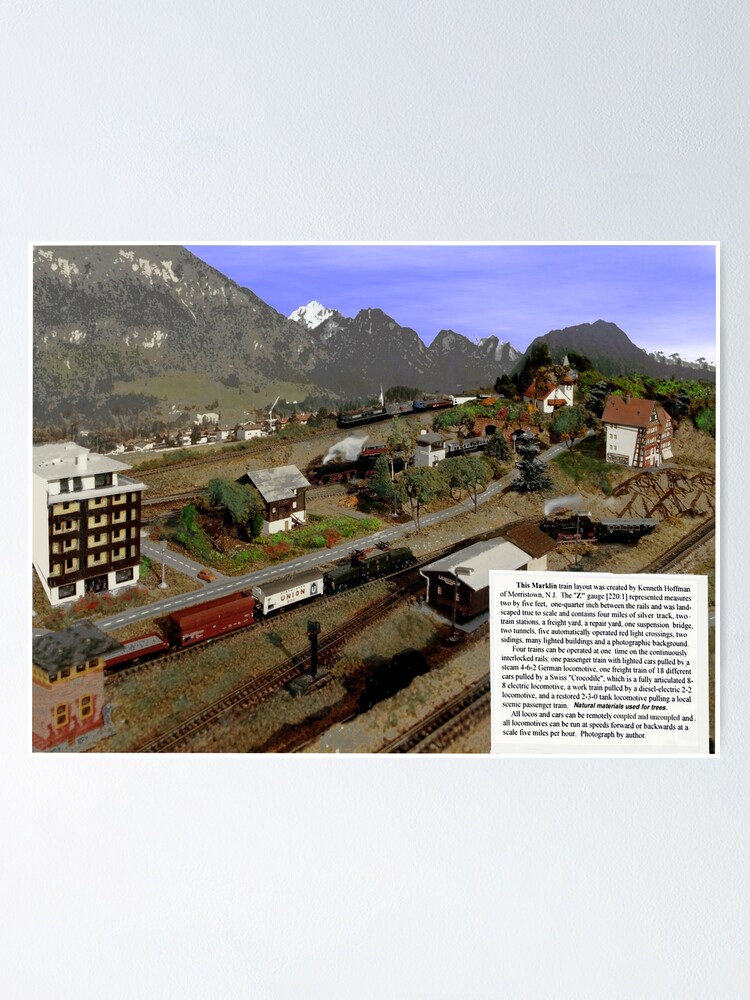 "Marklin Trains" Poster for Sale by webster84 | Redbubble