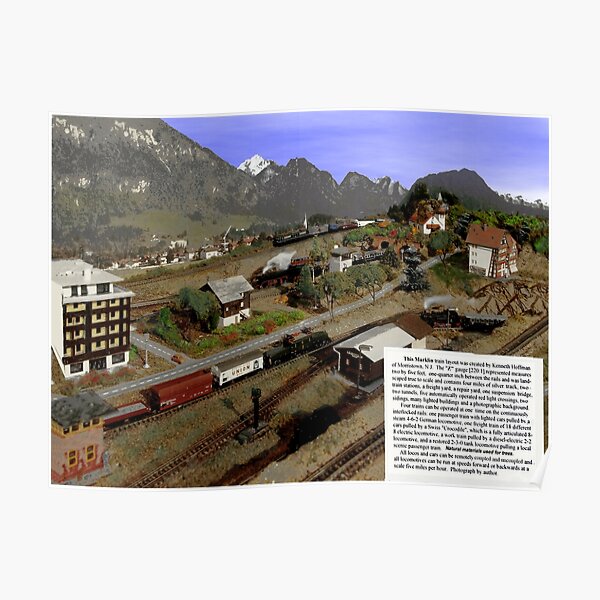 "Marklin Trains" Poster for Sale by webster84 | Redbubble