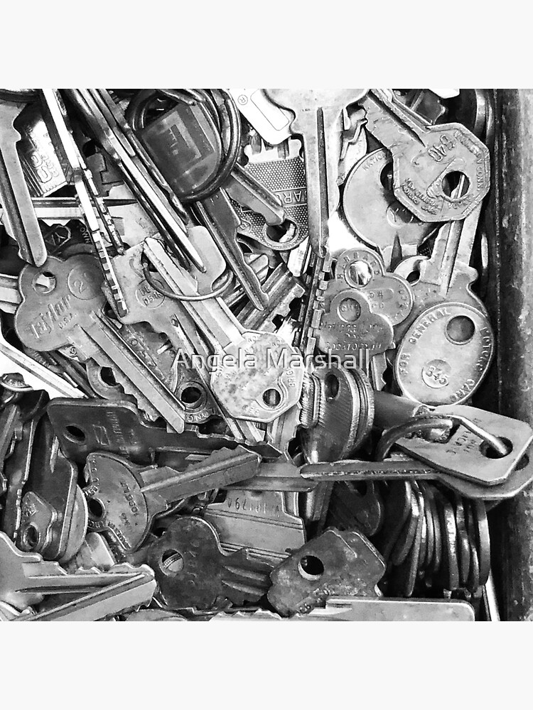 "Massive pile of keys" Sticker for Sale by AngelaMarshall | Redbubble