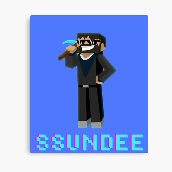 Ssundee Minecraft Canvas Prints | Redbubble