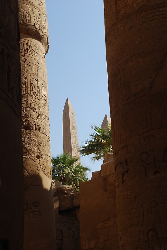 "Obelisk at Karnak" by LHerzog | Redbubble