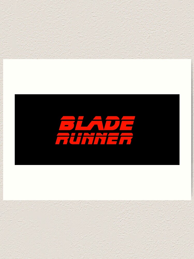 "Blade Runner Logo" Art Print by haz5077 | Redbubble
