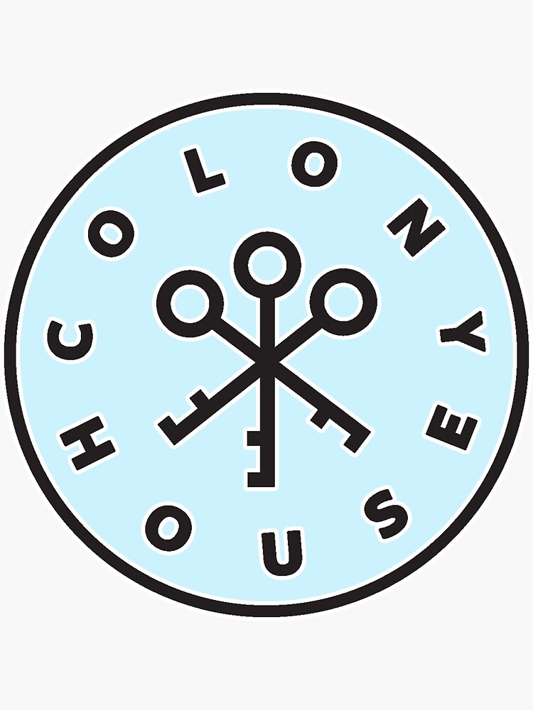 "Colony House" Sticker by parkersimo | Redbubble