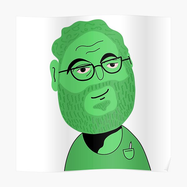"Seth Rogen Abstract Cartoon " Poster for Sale by loganmillz1234 ...