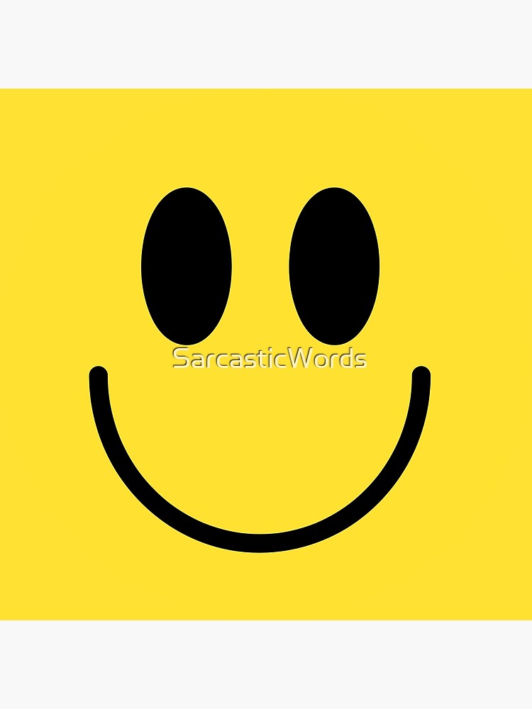 "Unsettling Smiley Face" Art Print for Sale by SarcasticWords | Redbubble