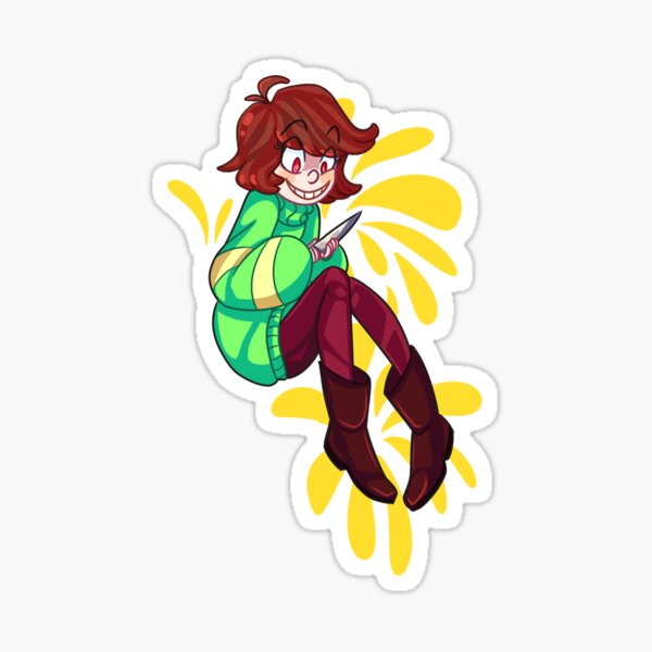 Undertale Chara Stickers | Redbubble