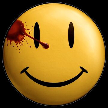 "Watchmen Smiley" Sticker for Sale by Erik Sama | Redbubble