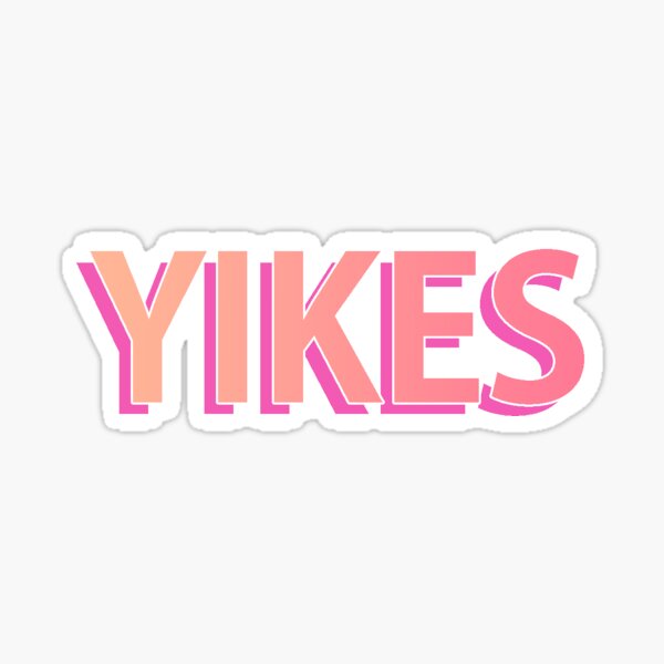 "YIKES stickers" Sticker for Sale by Emerson4522 | Redbubble