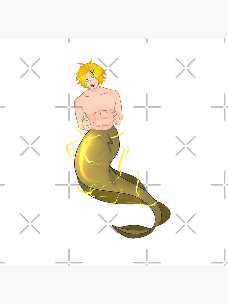 "Mermaid Denki from BNHA" Poster for Sale by Pbanjelly | Redbubble
