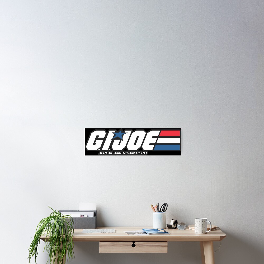 "Gi Joe Logo" Poster for Sale by aliberalino | Redbubble