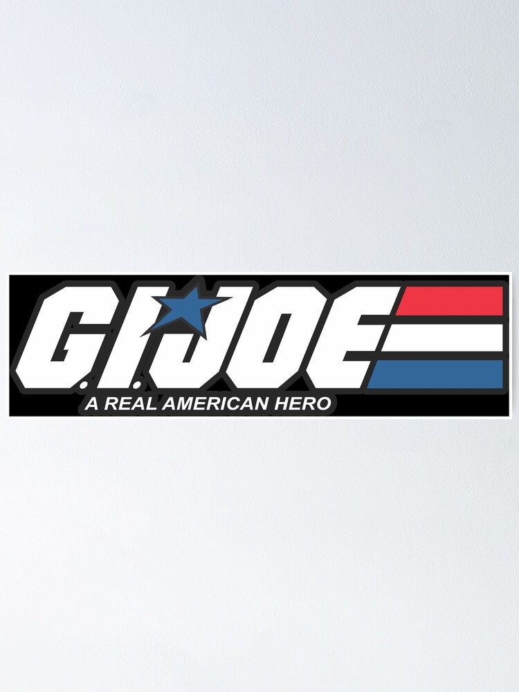 "Gi Joe Logo" Poster for Sale by aliberalino | Redbubble