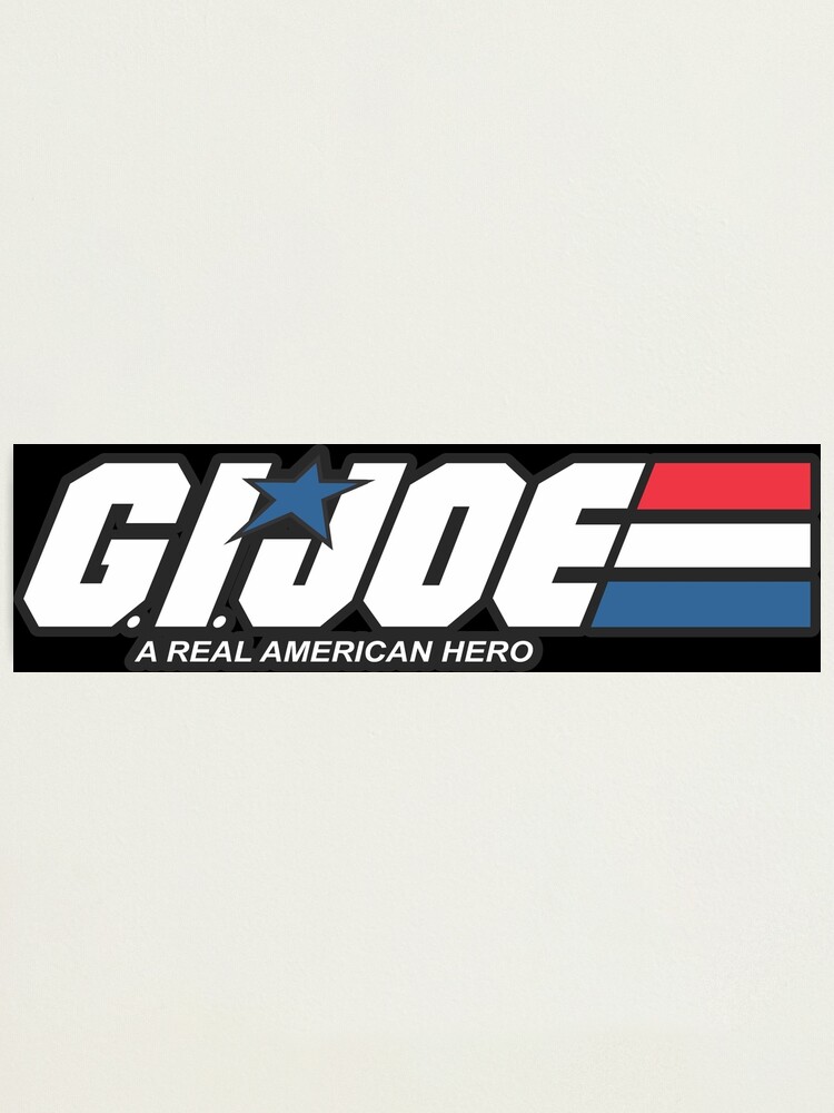 "Gi Joe Logo" Photographic Print for Sale by aliberalino | Redbubble
