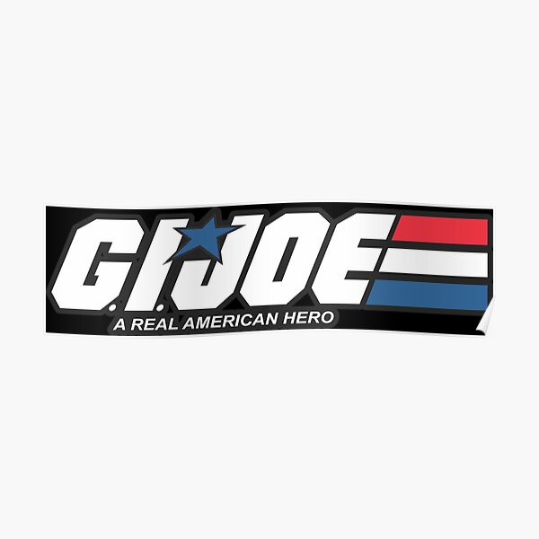 "Gi Joe Logo" Poster for Sale by aliberalino | Redbubble