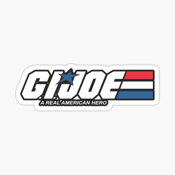 "Gi Joe Logo" Sticker for Sale by aliberalino | Redbubble