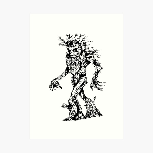 "Treebeard Ents Attack Isengard | Lord of the Forest | Black version ...