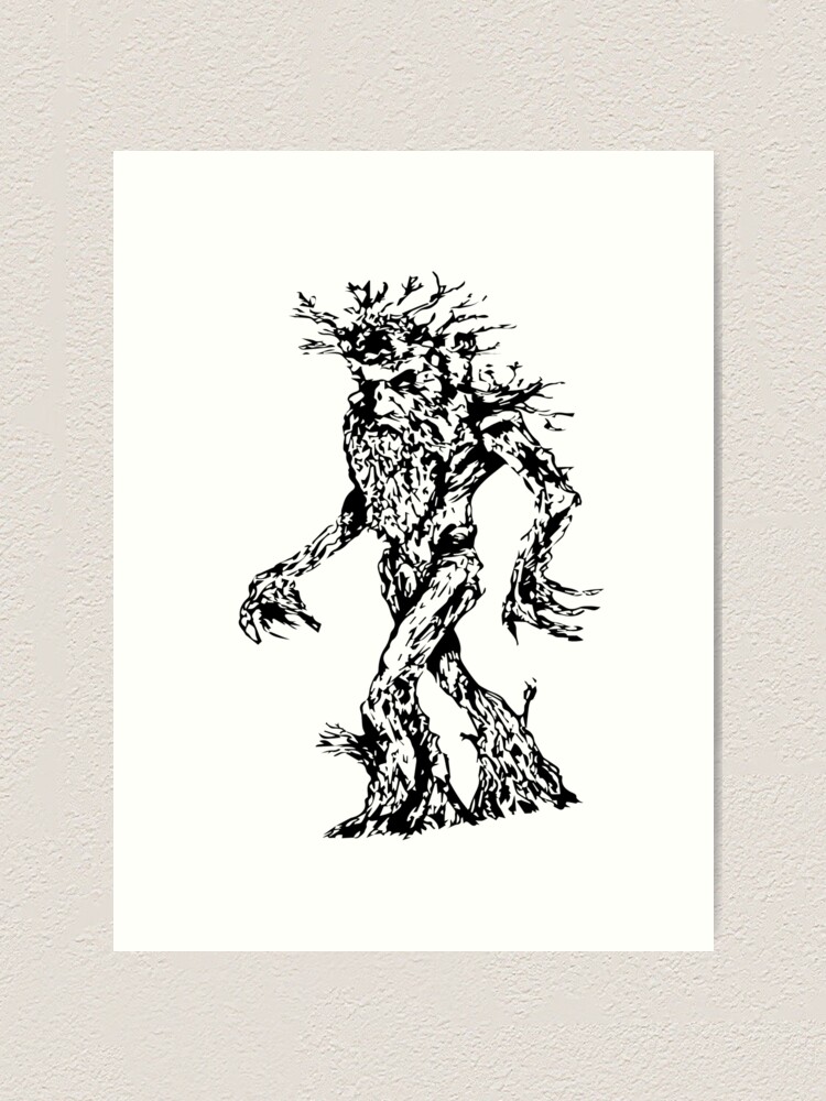 "Treebeard Ents Attack Isengard | Lord of the Forest | Black version ...