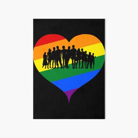 "LBGT Essential Classic Sticker And Shirt Design" Art Board Print by ...