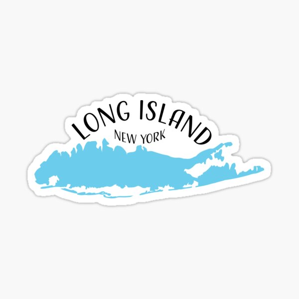 "Long Island Sticker" Sticker for Sale by erinmsullivan5 | Redbubble