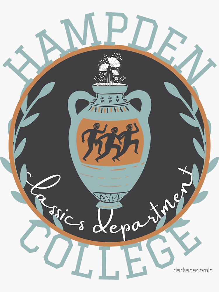 "Hampden College Logo" Sticker by darkacademic | Redbubble