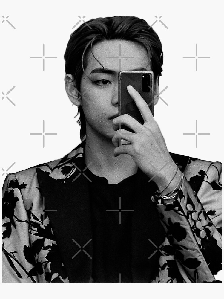 "BTS V sticker" Sticker by CarolDanvers19 | Redbubble
