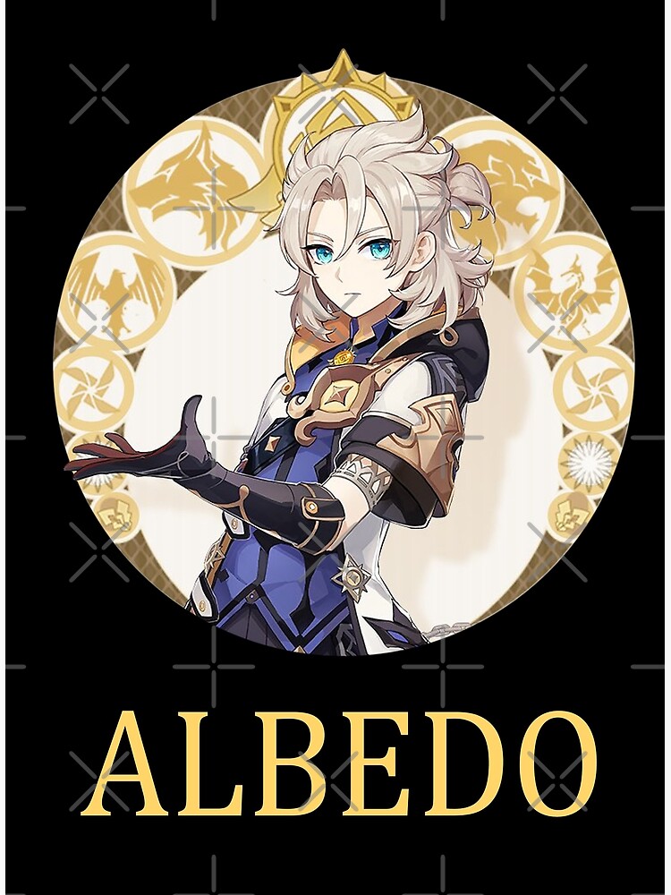 Lámina fotográfica «Impacto de Genshin - Personaje de Albedo Geo Sword ...