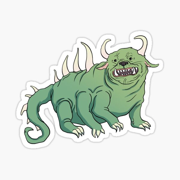"Wisconsin's Friendly Hodag" Sticker for Sale by aavril | Redbubble