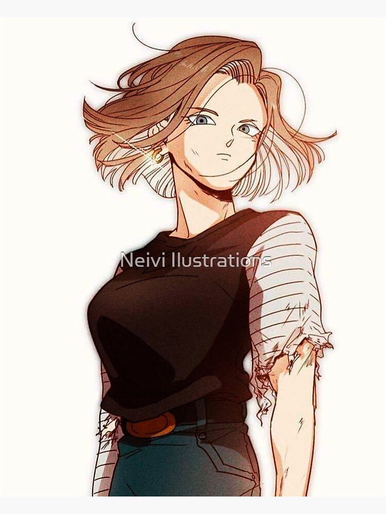 "Android 18" Poster by Martinez711 | Redbubble