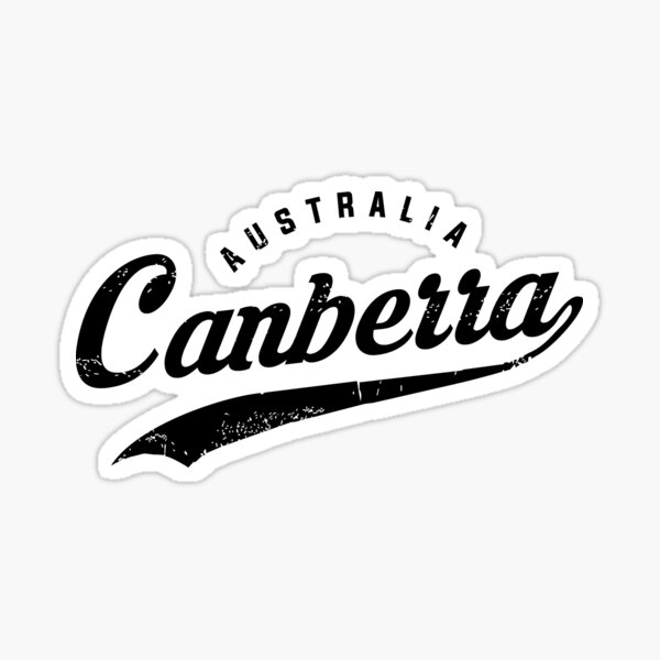 "canberra city vintage sport inspired " Sticker for Sale by enigmatyc ...