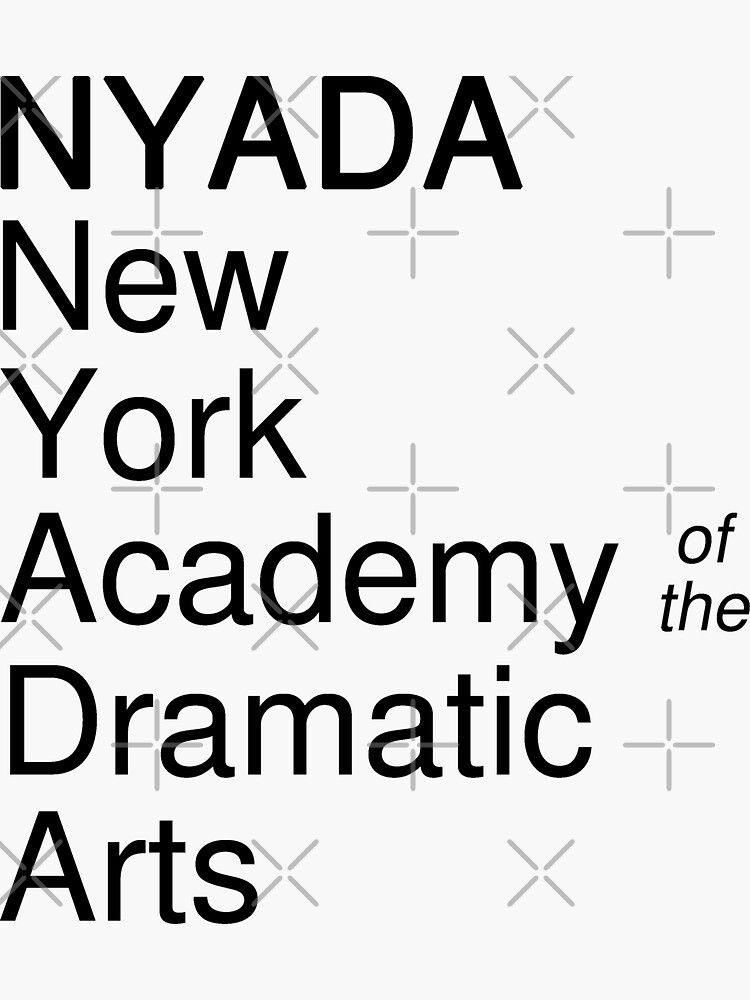 "NYADA - Long Design" Sticker for Sale by finnxwing | Redbubble